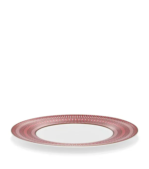 THE MARTHA, BY BACCARAT Set Of 2 Arcadia Red Dinner Plates