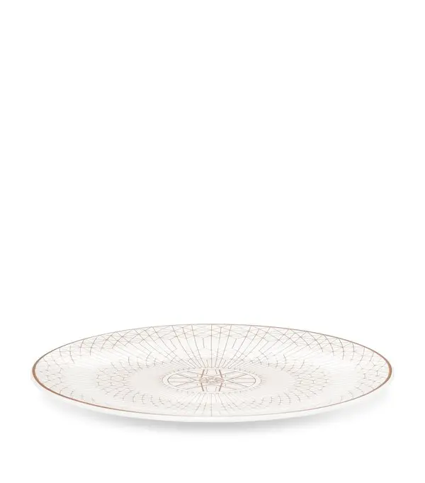 THE MARTHA, BY BACCARAT Arcadia Gold Bread Plate
