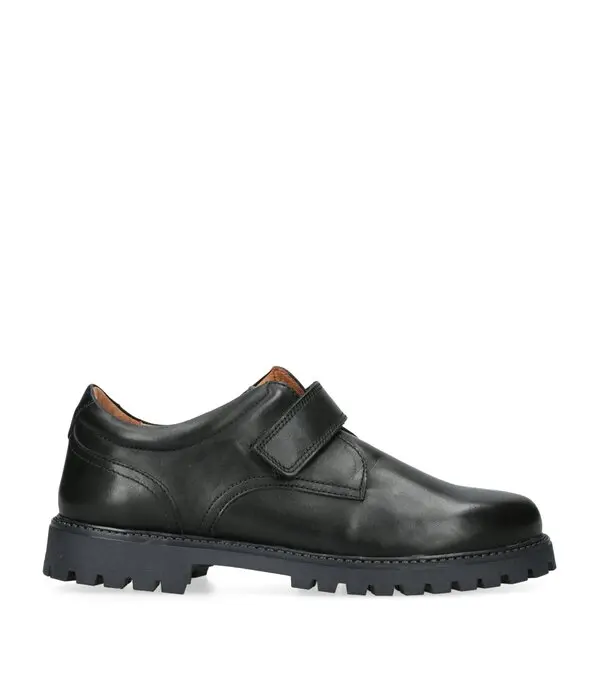 PAPOUELLI Harry Leather School Shoes