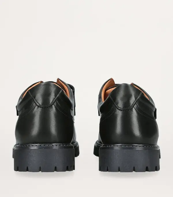PAPOUELLI Harry Leather School Shoes