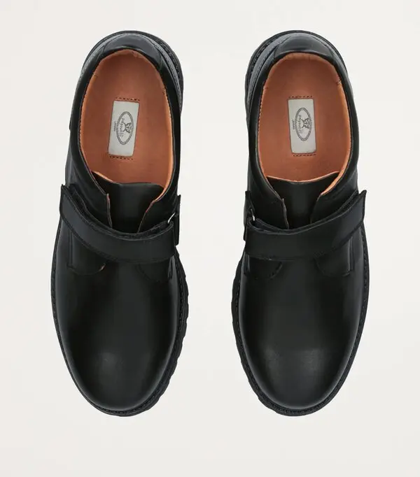 PAPOUELLI Harry Leather School Shoes