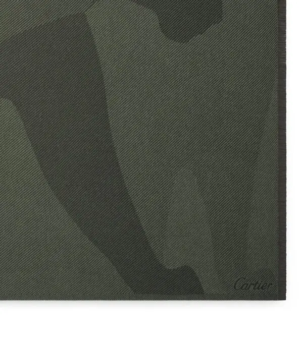 Cartier Wool-cashmere Panthère De Blanket
