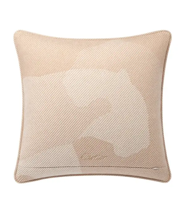 Cartier Wool-cashmere Panthère De Cushion