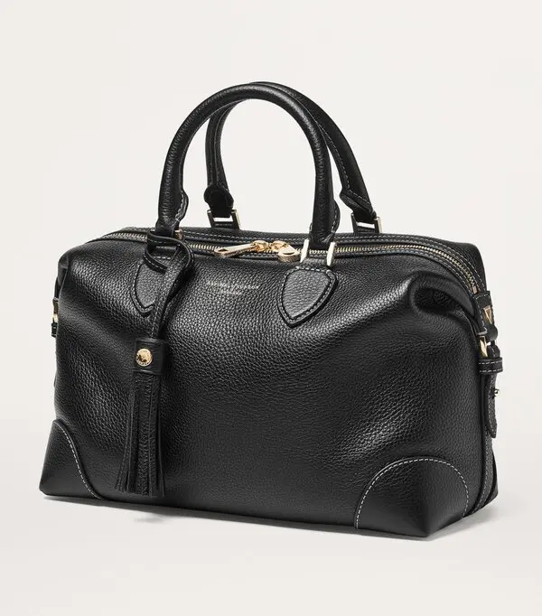 ASPINAL OF LONDON Midi The Hudson Bowling Bag - Black
