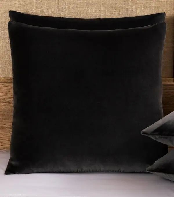 Frette Luxury Velvet Cushion Cover - Grey