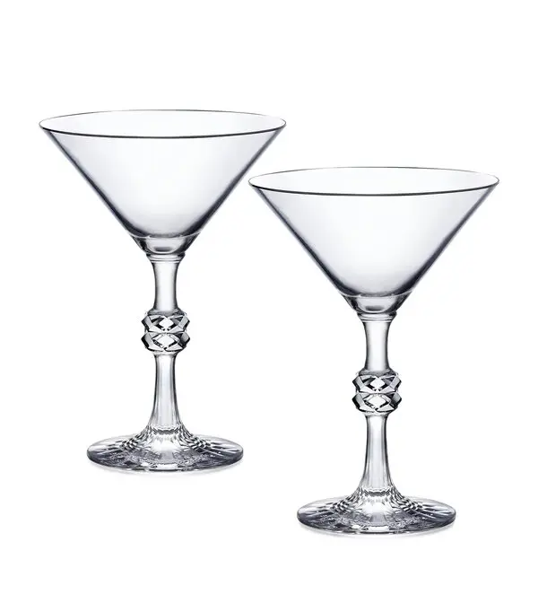 THE MARTHA, BY BACCARAT Set Of 2 Jcb Passion Martini Glasses - Clear