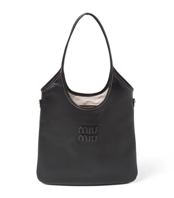 Miu Miu Leather Ivy Tote Bag