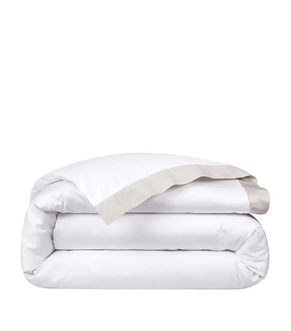 Ralph Lauren Cotton Langdon Duvet Cover - Silver