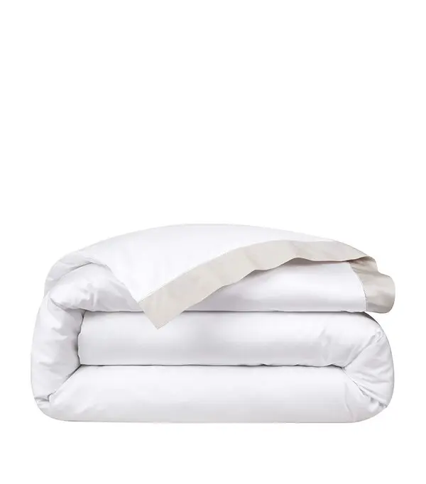 Ralph Lauren Cotton Langdon Super King Duvet Cover - Silver