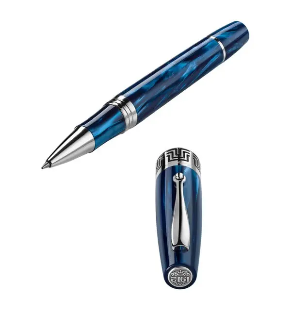 MONTEGRAPPA Sterling Silver-trim Extra 30 Rollerball Pen - Blue
