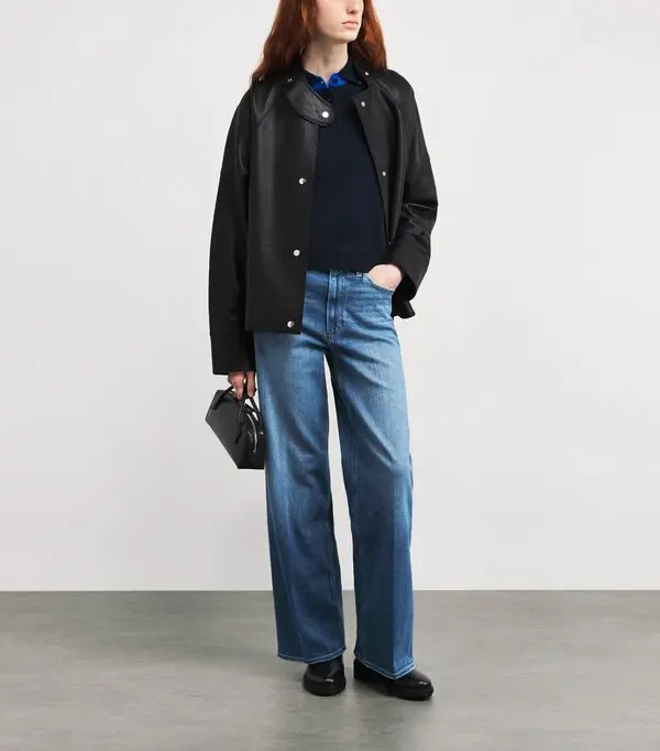 Paige Anessa Wide-leg Cropped Jeans