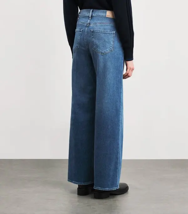 Paige Anessa Wide-leg Cropped Jeans