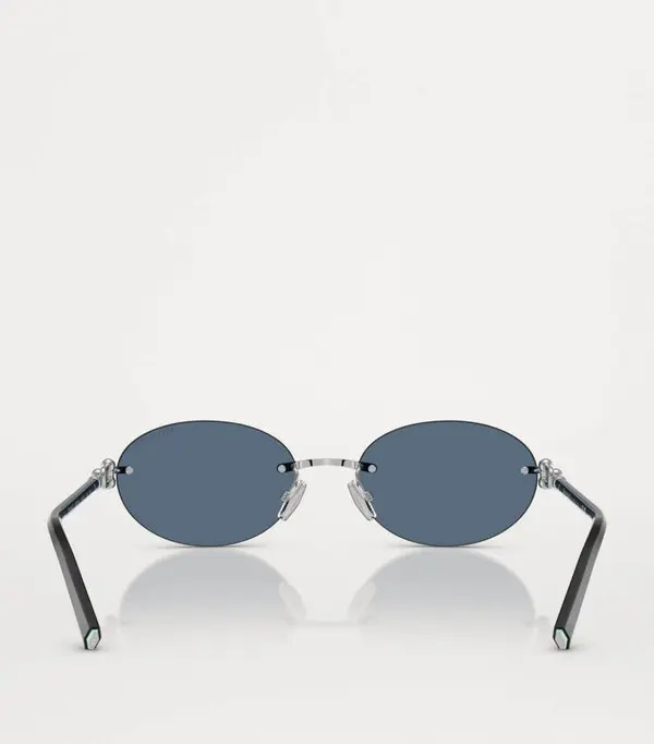 Tiffany & Co. Oval Metal Sunglasses