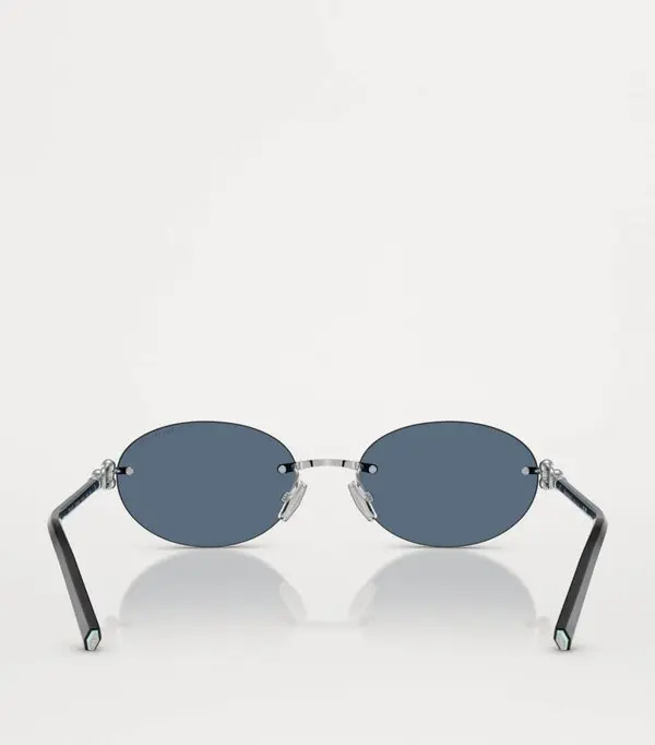 Tiffany & Co. Oval Metal Sunglasses