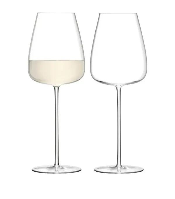LSA INTERNATIONAL Wine Culture White Wine Goblets - Clear