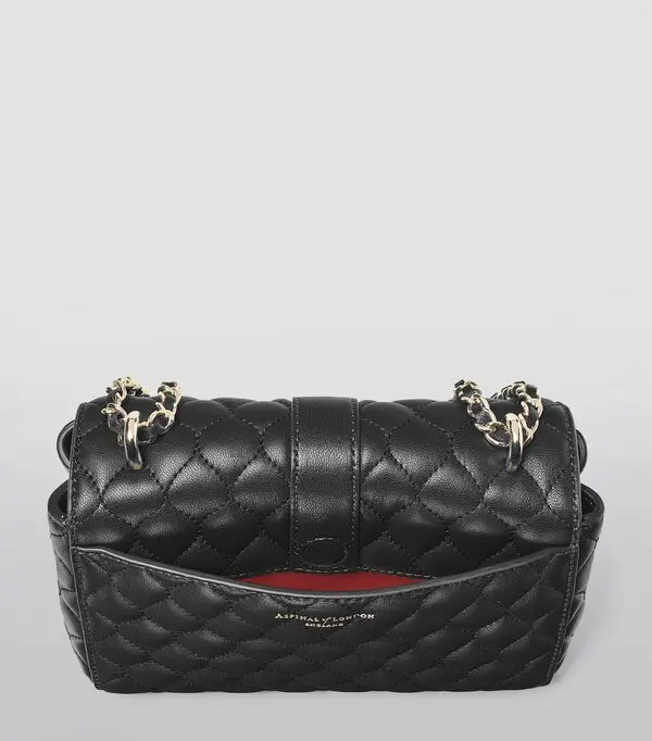 ASPINAL OF LONDON Leather Lottie Shoulder Bag