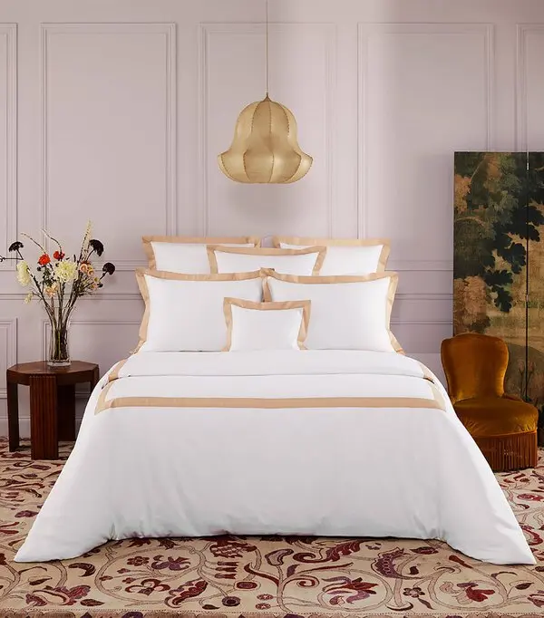 YVES DELORME Linea Dune Oxford Pillowcase - Beige