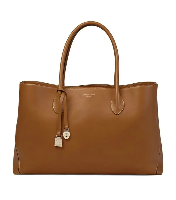 ASPINAL OF LONDON Leather London Tote Bag