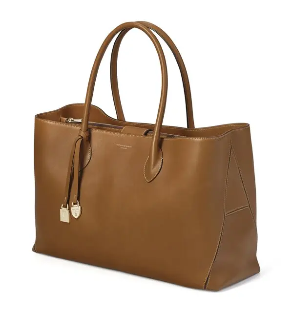 ASPINAL OF LONDON Leather London Tote Bag