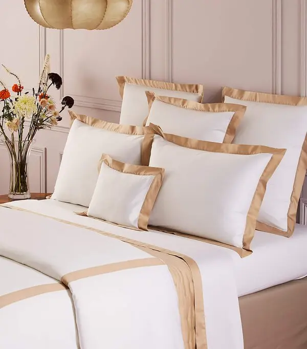 YVES DELORME Linea Dune Super King Flat Sheet - Beige