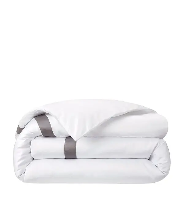 YVES DELORME Linea Platine Duvet Cover