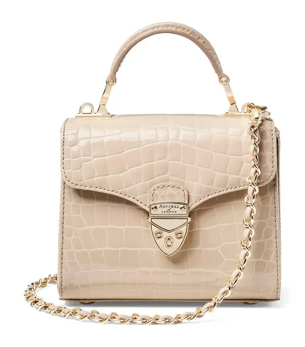 ASPINAL OF LONDON Mini Mayfair Top-handle Bag - Neutral