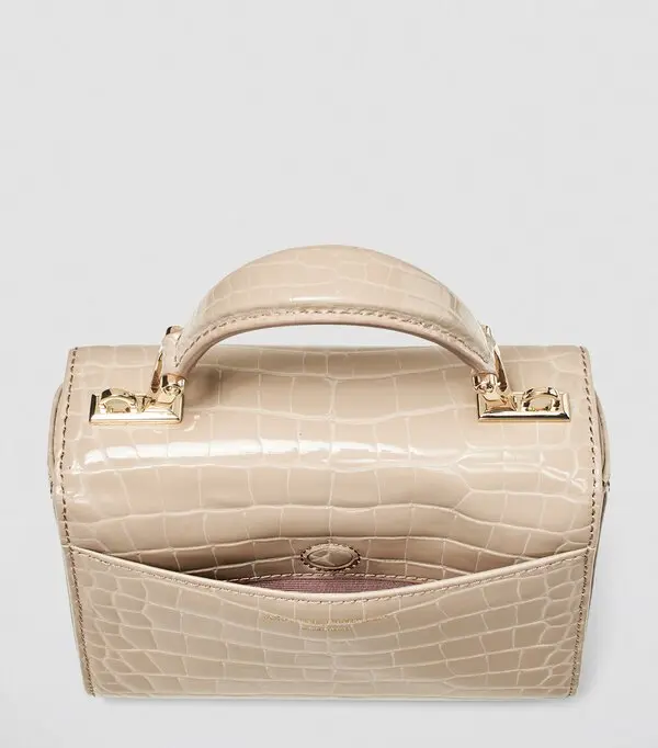 ASPINAL OF LONDON Mini Mayfair Top-handle Bag - Neutral