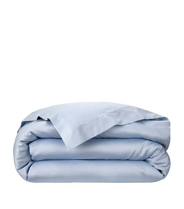 YVES DELORME Triomphe Celeste Double Duvet Cover - Blue