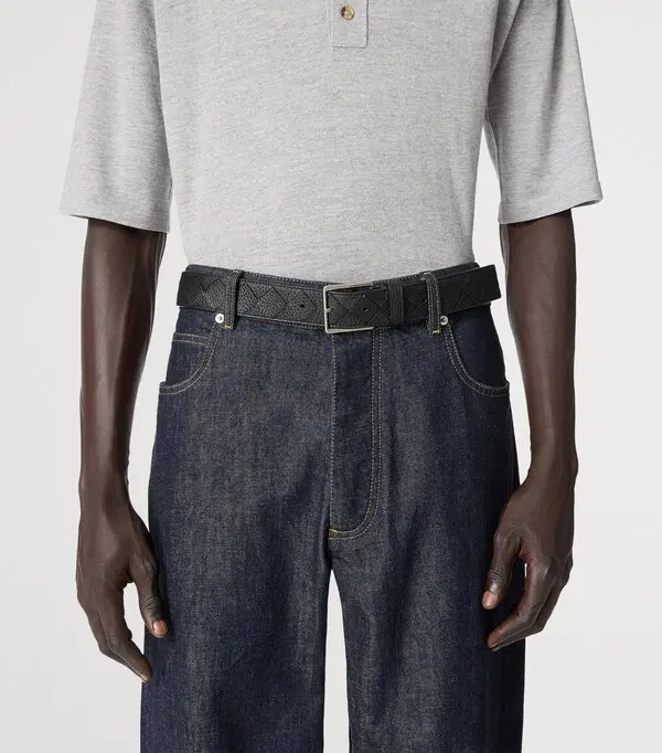Bottega Veneta Intrecciato Leather Belt
