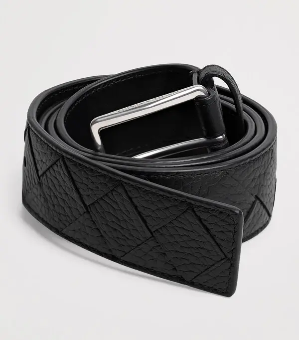 Bottega Veneta Intrecciato Leather Belt