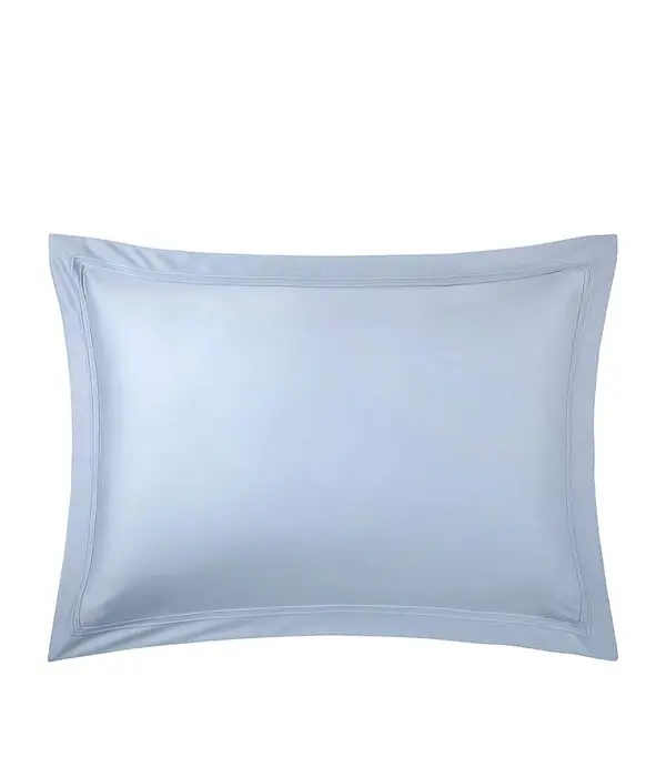YVES DELORME Triomphe Oxford Pillowcase - Blue
