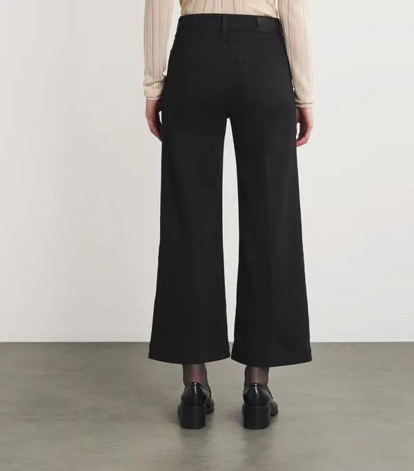 Paige Anessa Wide-leg Cropped Jeans