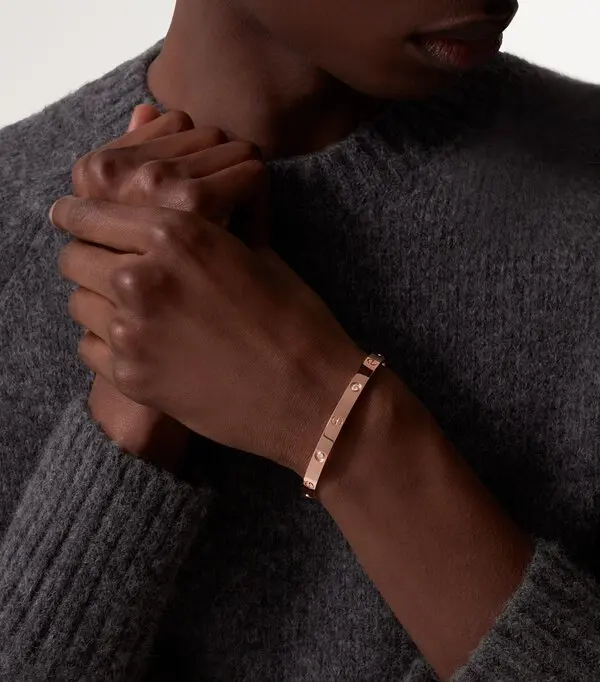 Cartier Karat And Diamond Love Bangle