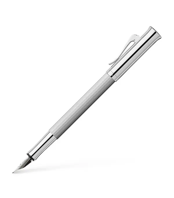 GRAF LANTZ Guilloche Fountain Pen - Silver