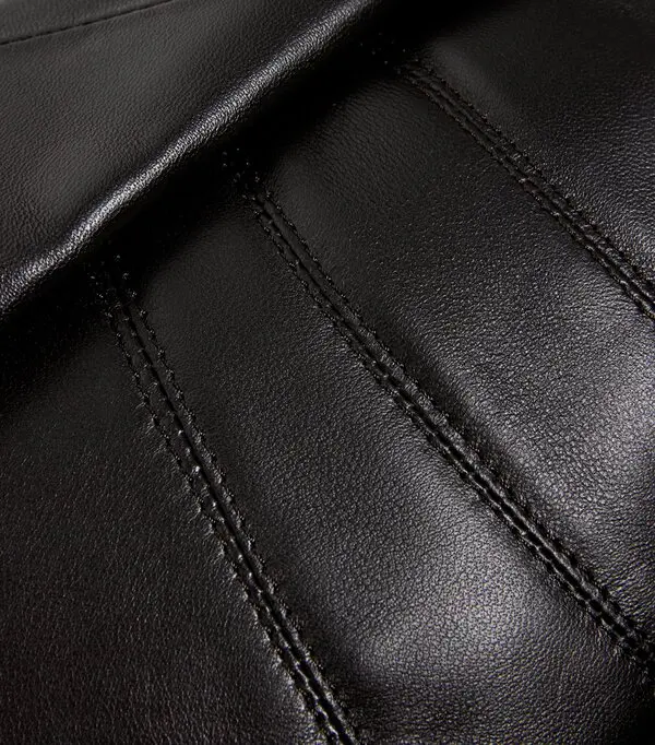 LEMAIRE Small Croissant Bag In Nappa Leather - Brown