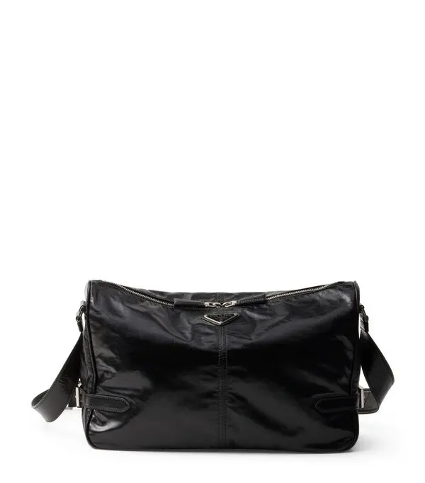 Prada Leather Cross-body Bag - Black