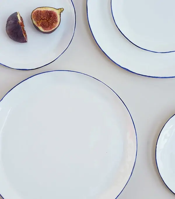 FELDSPAR Set Of 4 Cobalt Dinner Plates