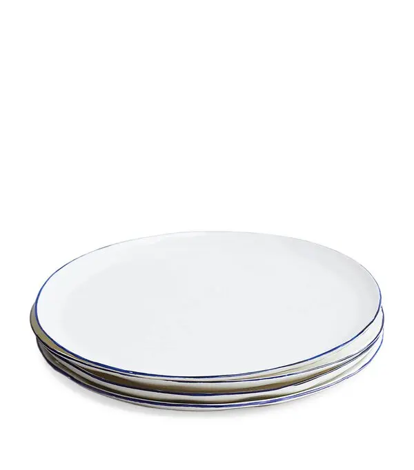 FELDSPAR Set Of 4 Cobalt Dinner Plates