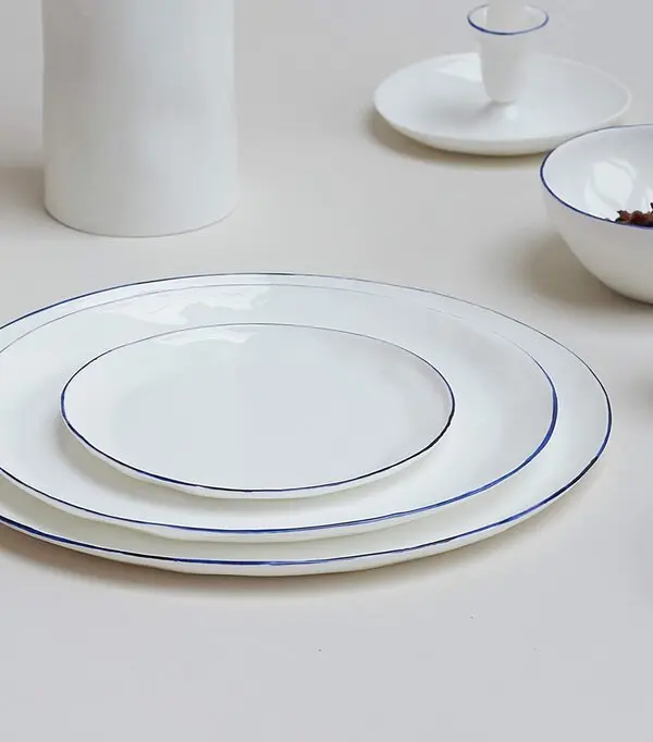 FELDSPAR Set Of 4 Cobalt Dinner Plates