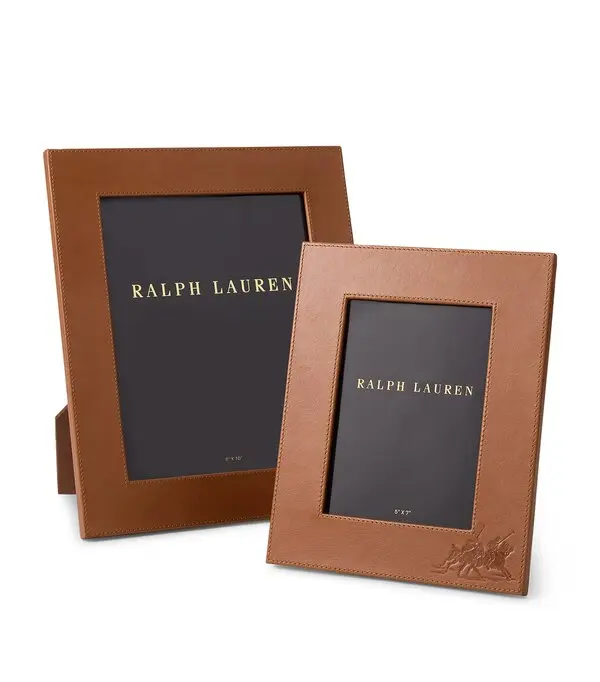 Ralph Lauren Leather Garrett Frame