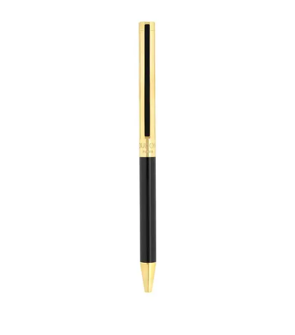 S.t. Dupont Palladium Lacquer Classique Ballpoint Pen - Gold