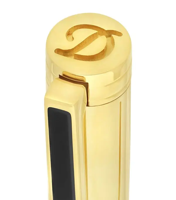 S.t. Dupont Palladium Lacquer Classique Ballpoint Pen - Gold