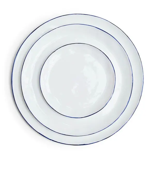FELDSPAR Set Of 4 Cobalt Cake Plates