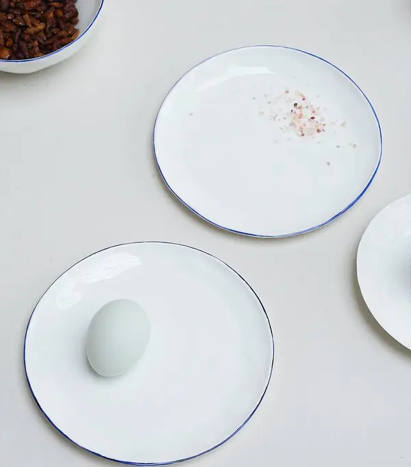 FELDSPAR Set Of 4 Cobalt Cake Plates