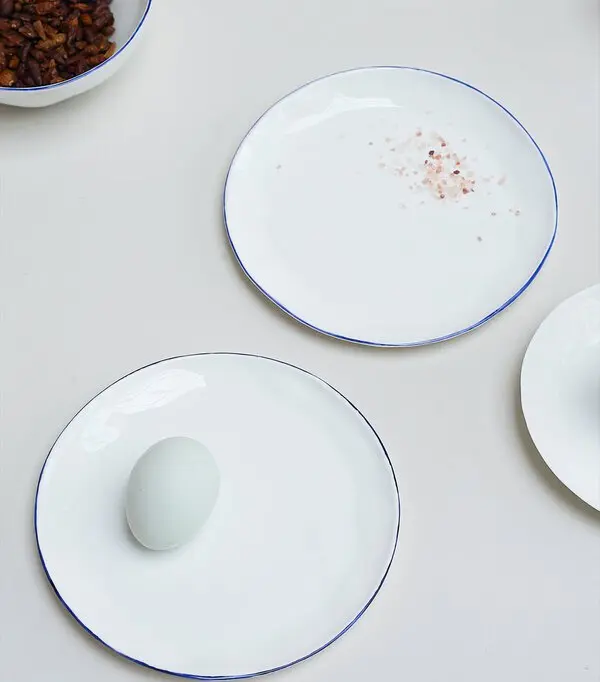 FELDSPAR Set Of 4 Cobalt Cake Plates