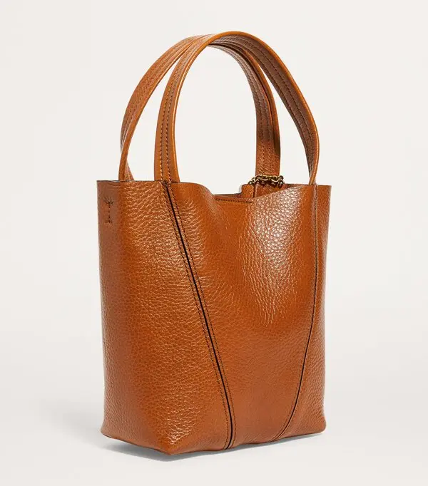 Chloé Small Calfskin Spin Tote Bag - Brown