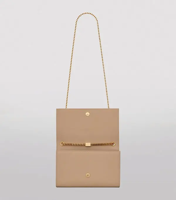 Saint Laurent Medium Kate Chain Bag - Beige
