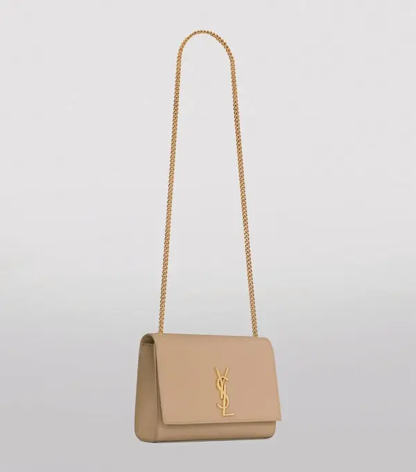 Saint Laurent Medium Kate Chain Bag - Beige