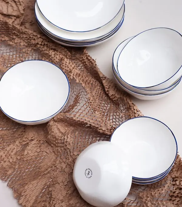 FELDSPAR Set Of 4 Cobalt Cereal Bowls