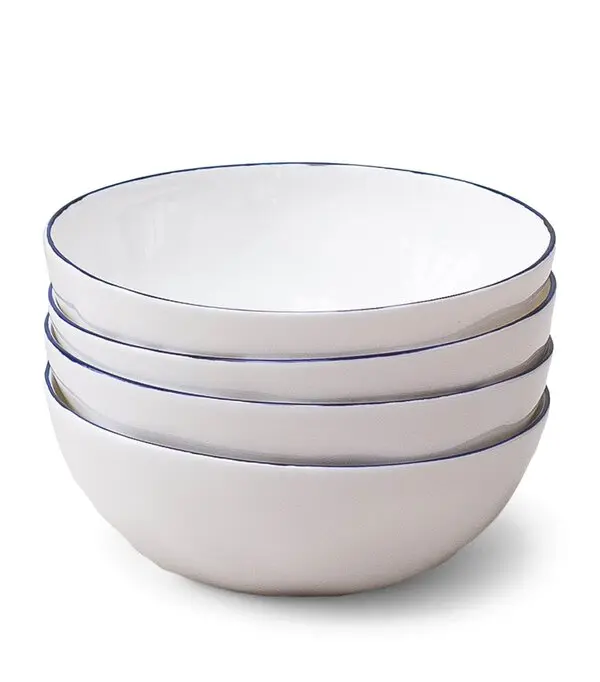 FELDSPAR Set Of 4 Cobalt Cereal Bowls - Blue